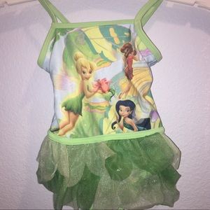 Disney | Swim | Kids Tinkerbell Bathing Suit With Tutu | Poshmark